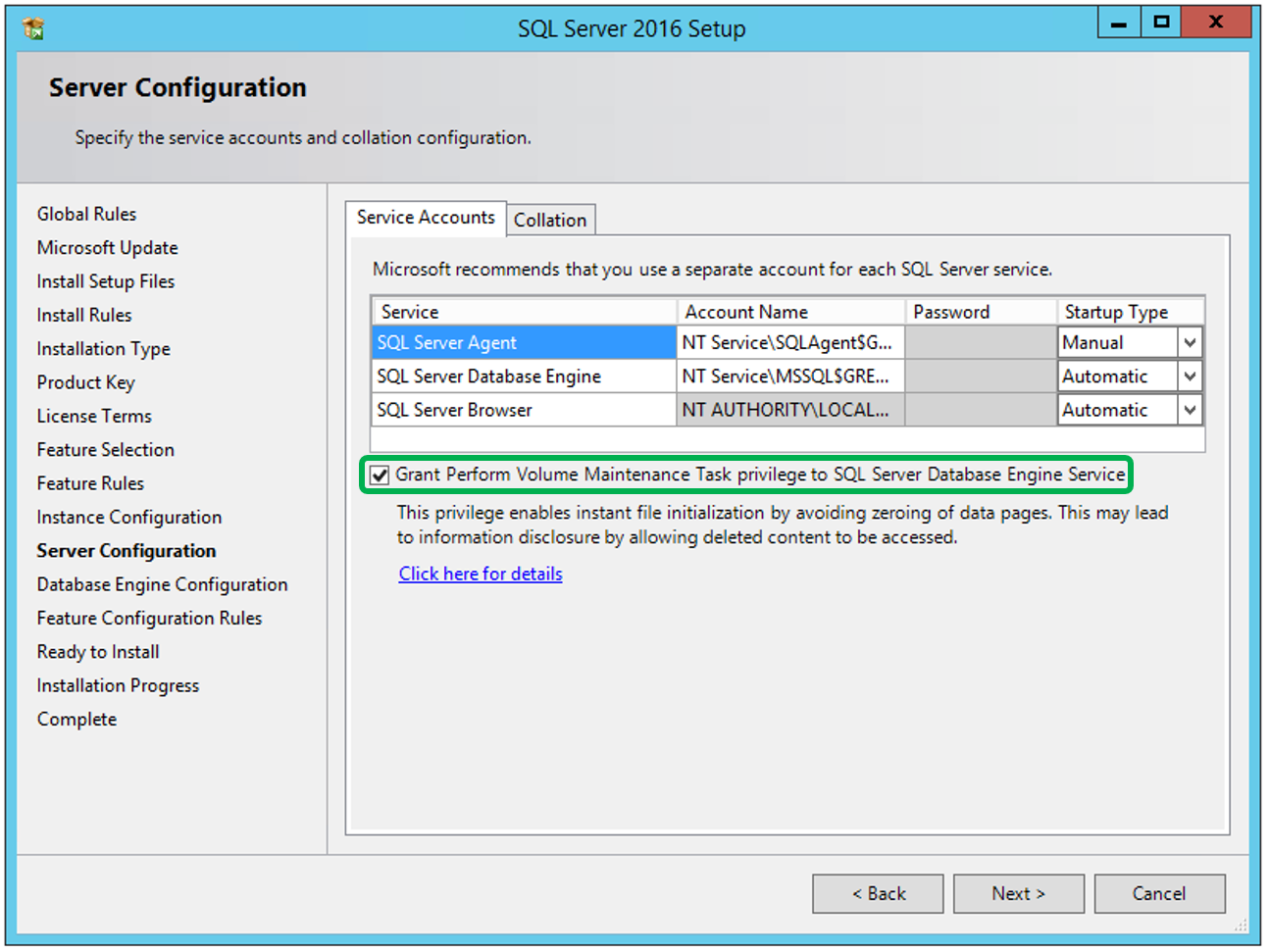 SQLSweet16!, Episode 7: Install Option for Instant File Initialization ...
