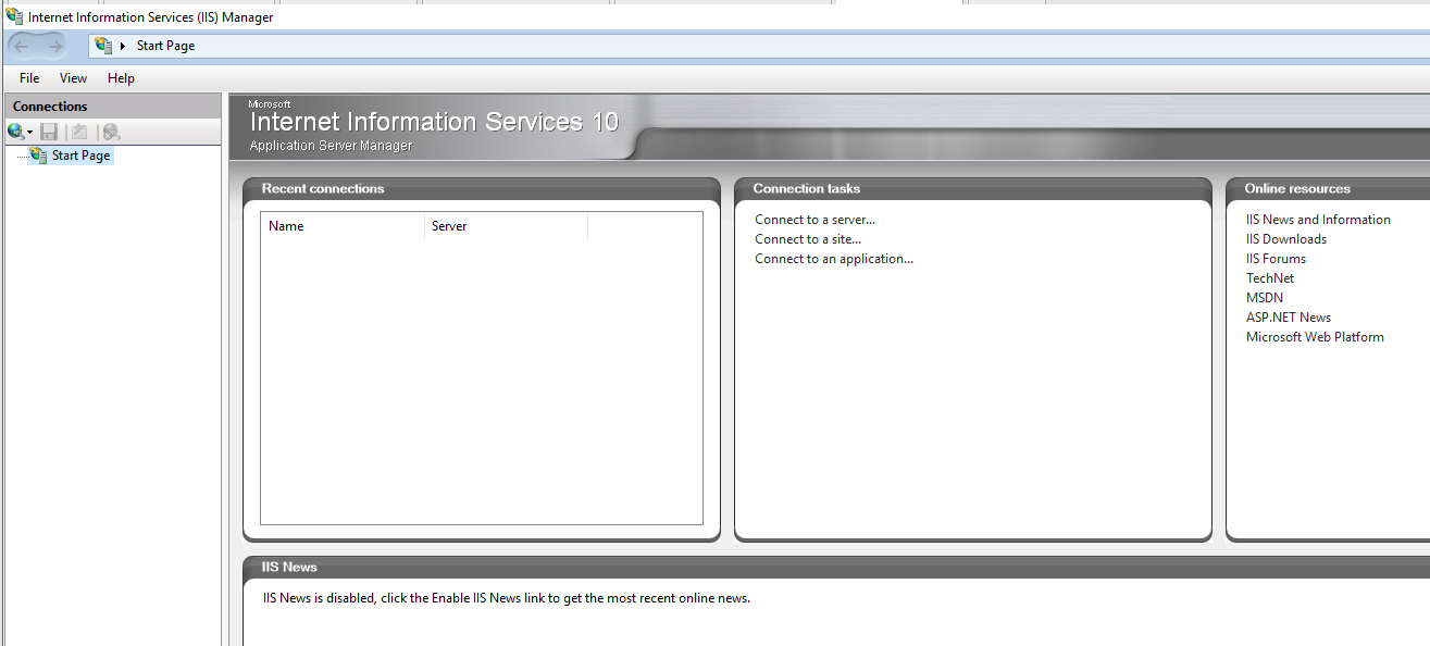 IIS Blank after joined active directory (AD) | Microsoft Community Hub