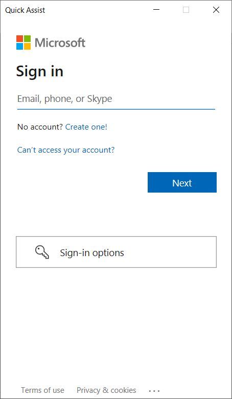 Quick Assist Login Issue When Giving Assistance!!!! | Microsoft ...