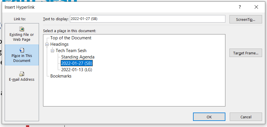 Linking To A Heading In Another Ms Word Document Microsoft Community Hub
