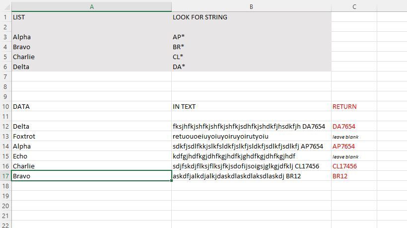 Look for and return text string, based on certain criteria | Microsoft Community Hub