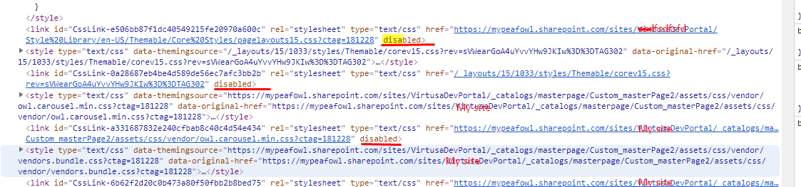 CSS Disabled automatically in SharePoint online site | Microsoft ...