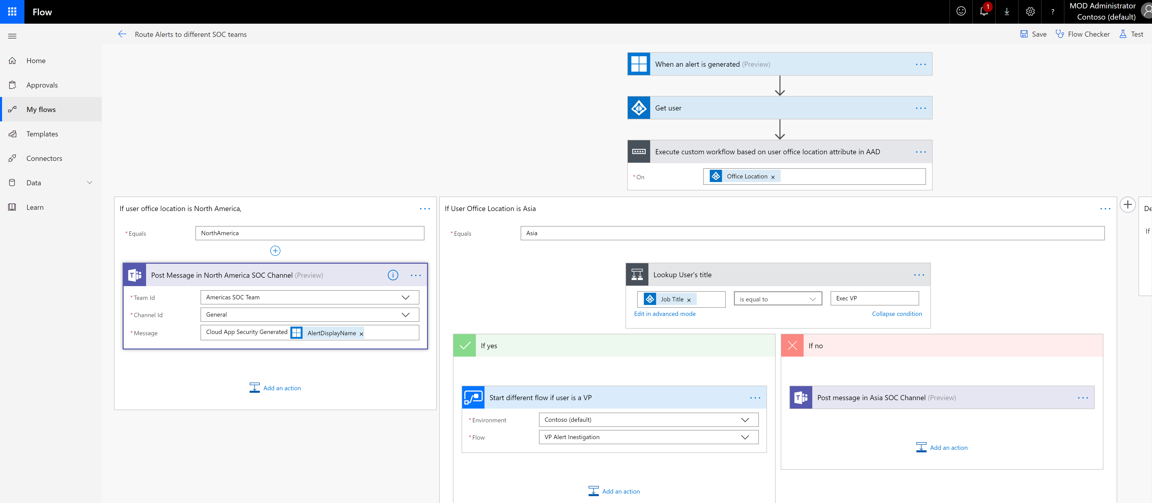 Automating Security workflows with Microsoft’s CASB and MS Flow