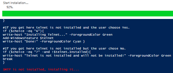 Install SMTP Server and Telnet with PowerShell | Microsoft Community Hub