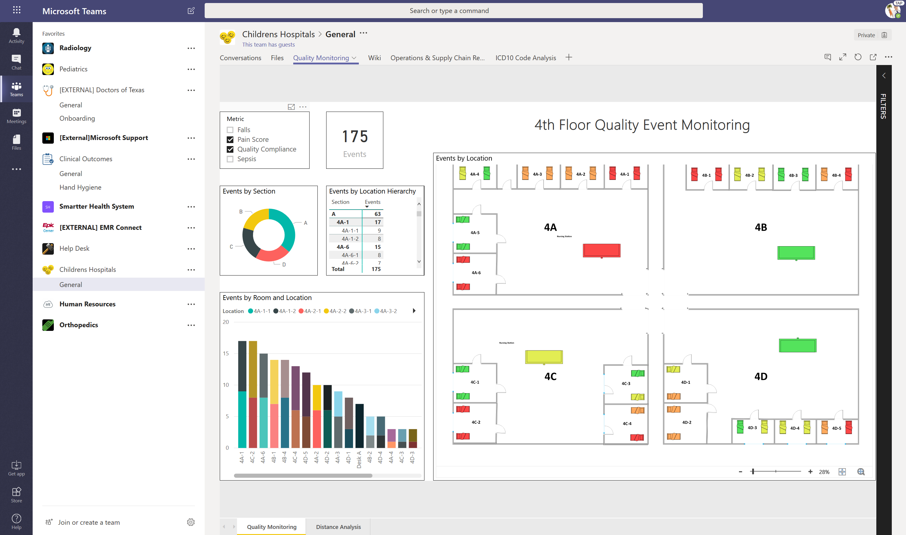 Analytics Using an Interactive Hospital Floor Map Enriches ...