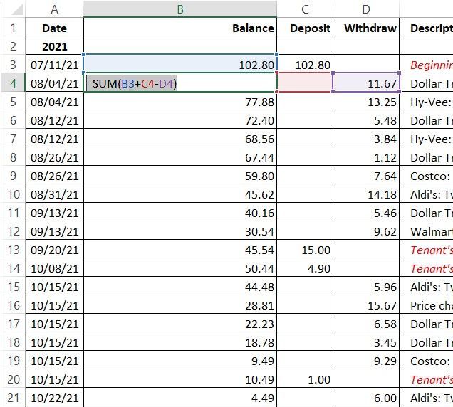 Excel formulas in a column | Microsoft Community Hub