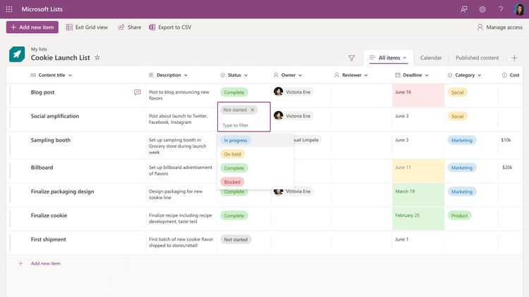 Try Microsoft Lists with your Microsoft account Preview