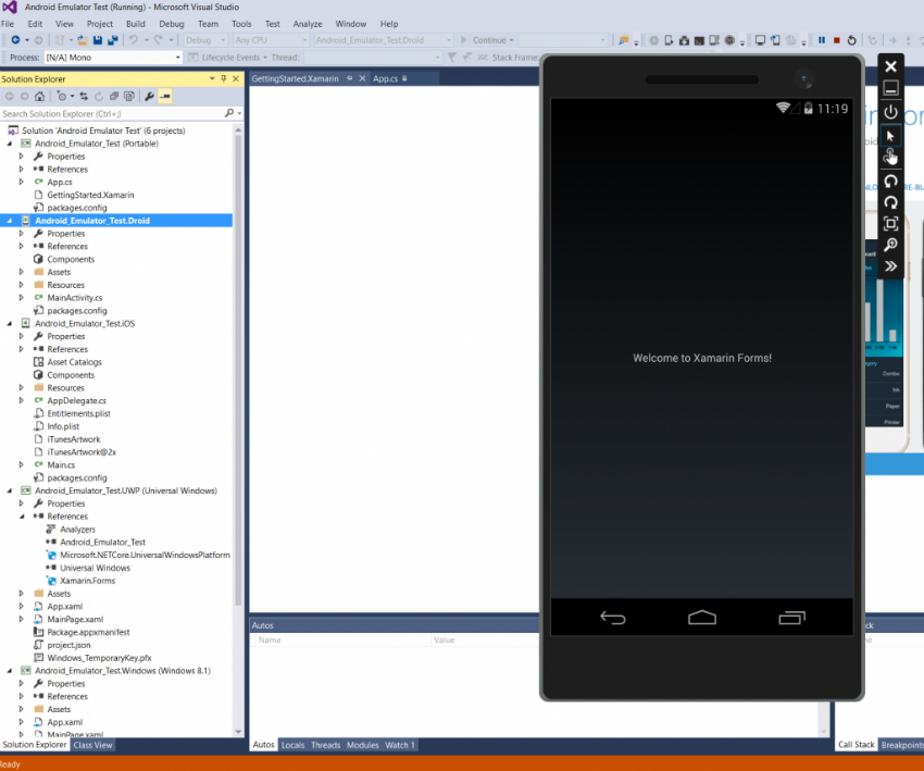 Debug your Xamarin Apps with the Visual Studio Android Emulator ...