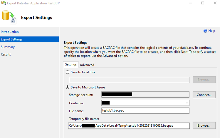 Export Azure SQL Database | Advanced Scenarios | Microsoft Community Hub