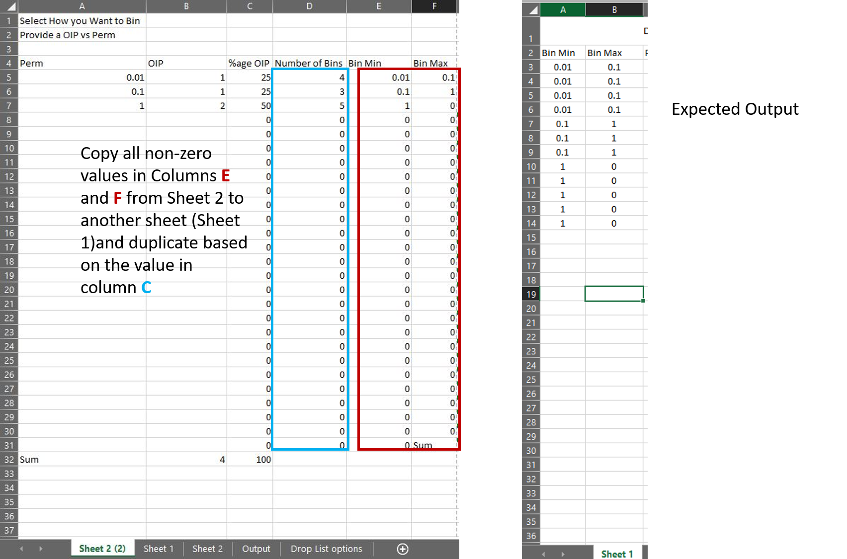 Copy and Duplicate cells from based on column value from 1 sheet to another sheet | Microsoft ...