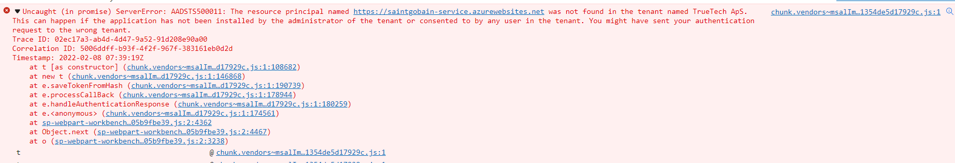 calling web api in Sharepoint Framework with Aad client lib through ...