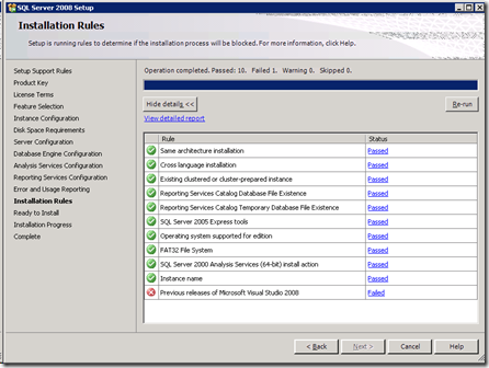 SQL Server 2008, Visual Studio 2008 SP1, and .Net Framework 3.5 SP1 ...