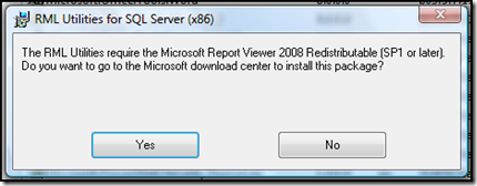 PRB: RML Utilities - Setup may Always Prompt for Report Viewer 2008 ...