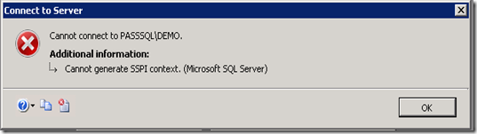 ‘Cannot Generate SSPI Context’ and Service Account Passwords ...