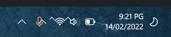 Windows 11 taskbar setting icon overlapping with up arrow | Microsoft ...