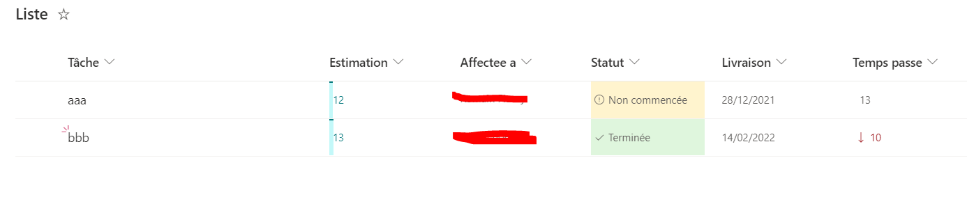 Make a date appear red in one column based on another column | Microsoft Community Hub