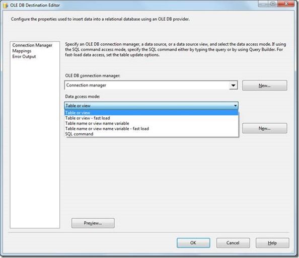 "Cursor operation conflict" error while inserting data from flat file source to OLEDB ...