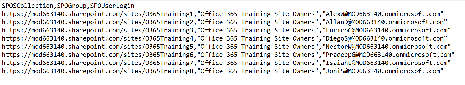 How to add several users to SPO Sites using Add-SPOUser | Microsoft ...