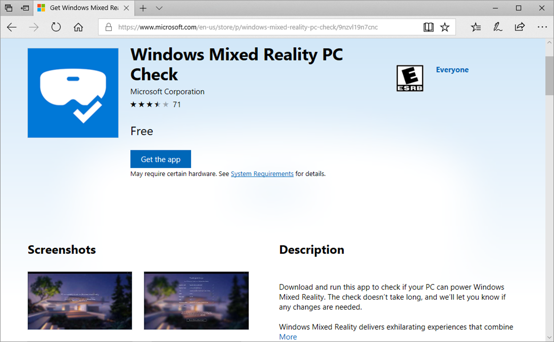 Create a Windows Mixed Reality App from 0 - The hardware configuration ...