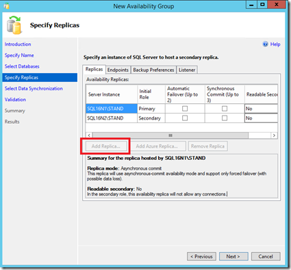 SQL Server 2016 AlwaysOn Availability Group Enhancements: Basic ...
