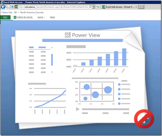 Power View in Excel won’t render from SharePoint | Microsoft Community Hub