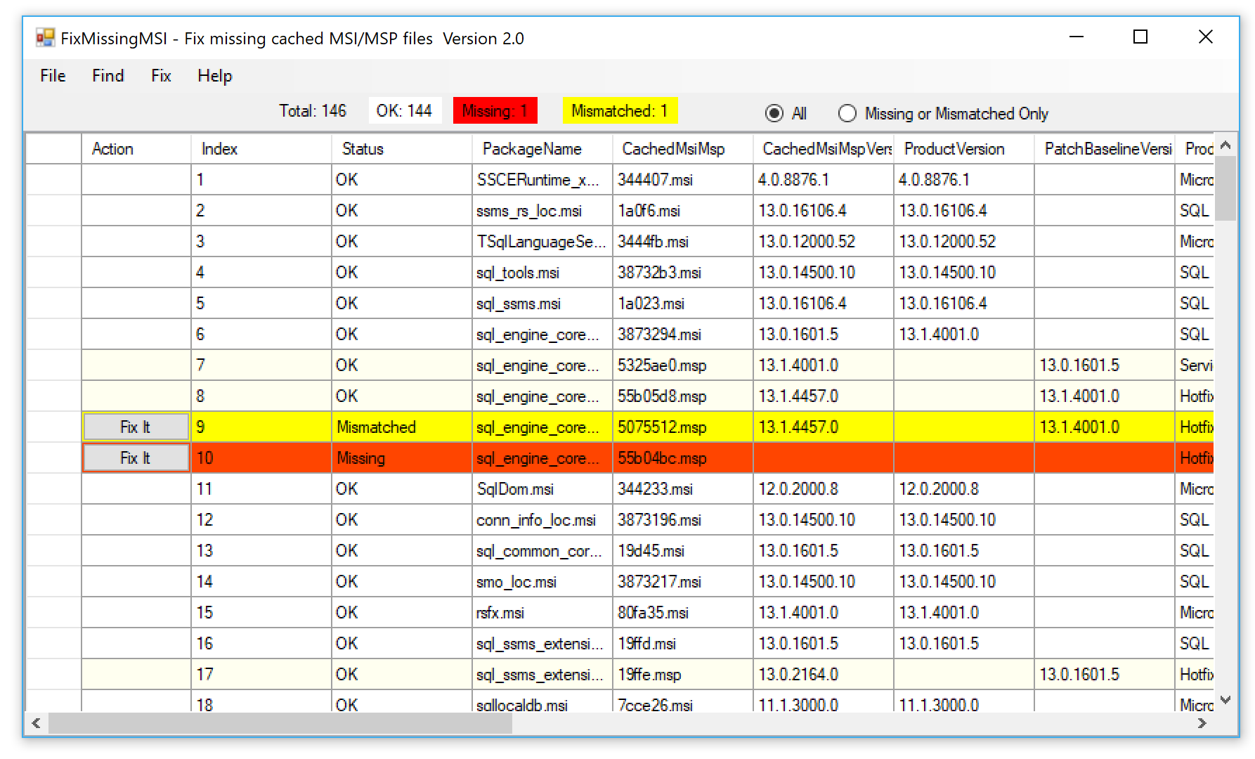 SQL Setup ToolSuite Introduction (1) –FixMissingMSI | Microsoft Community Hub