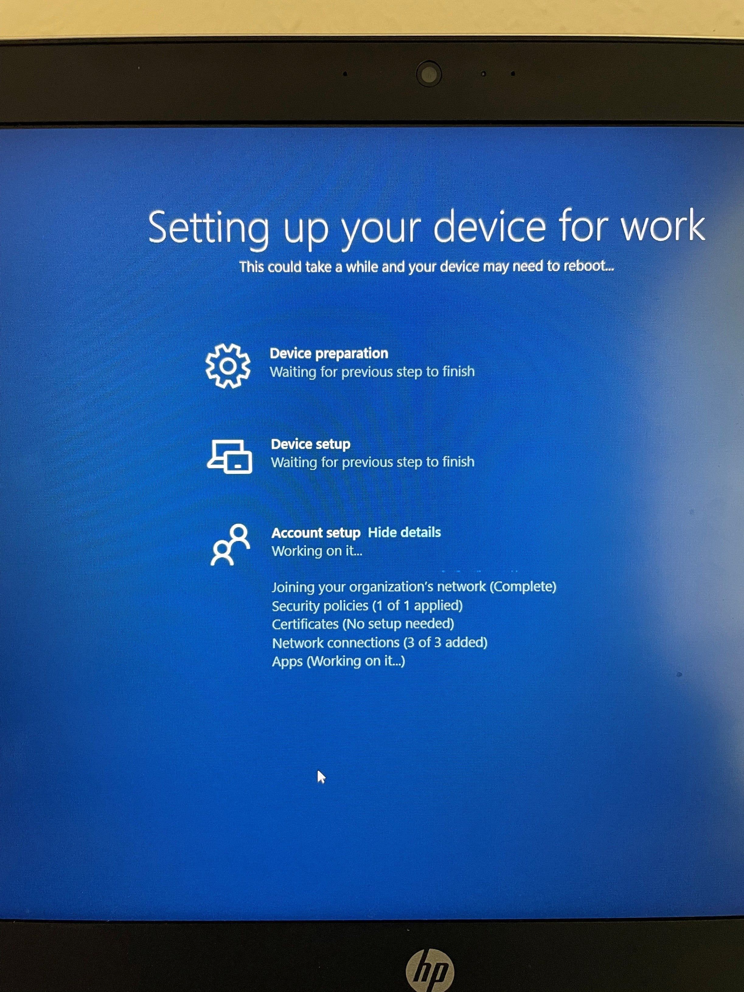 Intune MDM Setup-Screen anpassen | Microsoft Community Hub