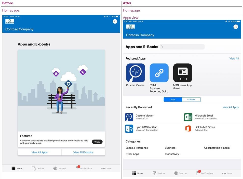 Coming soon: User experience update to Intune Company Portal app for ...