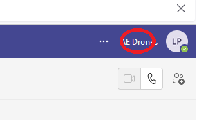Upper right corner name | Microsoft Community Hub