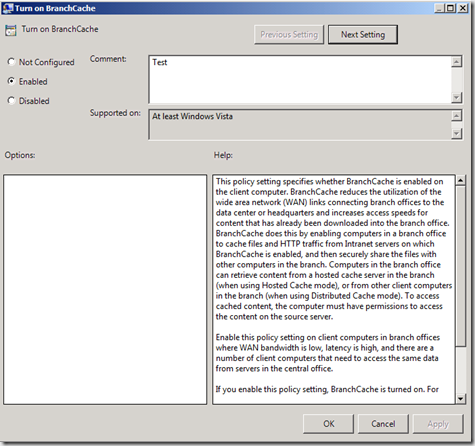 Configuring SCCM and Branch Cache | Microsoft Community Hub