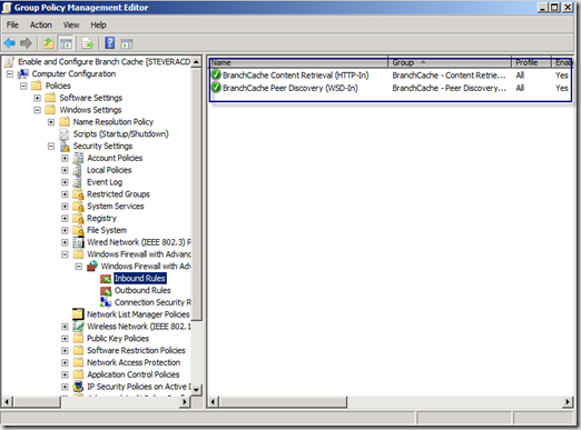Configuring SCCM and Branch Cache | Microsoft Community Hub