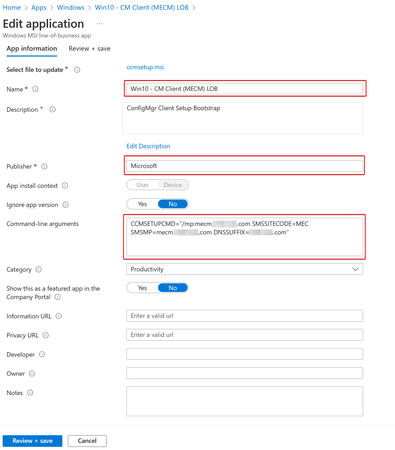 Deploy CM Client to Windows 365 Cloud PC Azure AD Joined (no CMG)