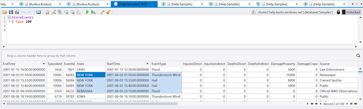 New productivity features in Kusto Explorer | Microsoft Community Hub