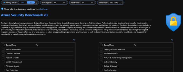 Azure Security Benchmark V3 Workbook Microsoft Community Hub
