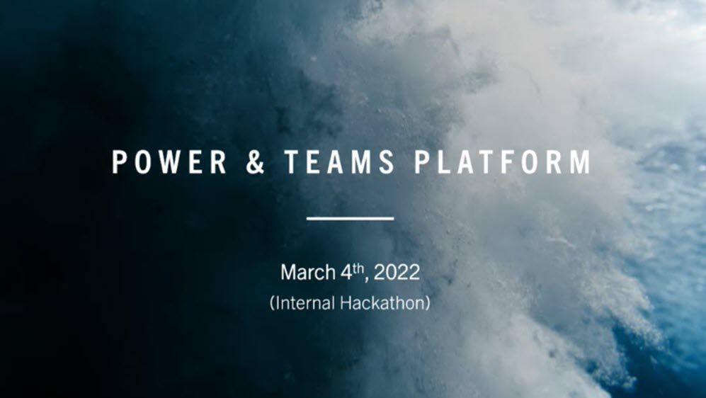 Internal Platform Hackathon Solutions | Microsoft Community Hub