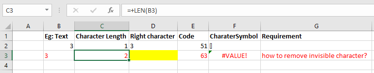How to remove invisible character | Microsoft Community Hub