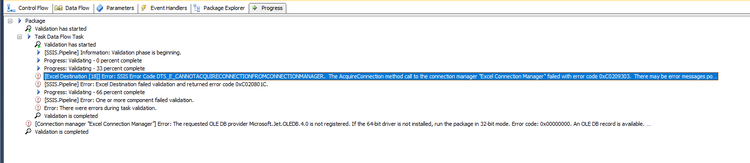 Ssis Excel Connection Manager Error Microsoft Community Hub