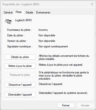 Logitech Brio stop working after windows 11 build 22581 update (Beta ...