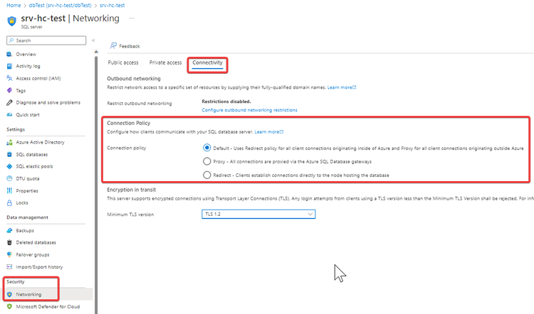 Azure SQL idle sessions are killed after about 30 minutes