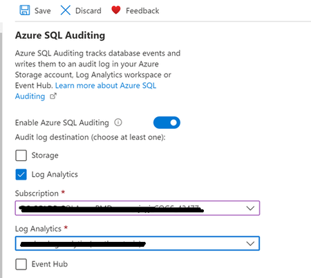 Configure Auditing for Azure SQL Database series - part1 | Microsoft ...
