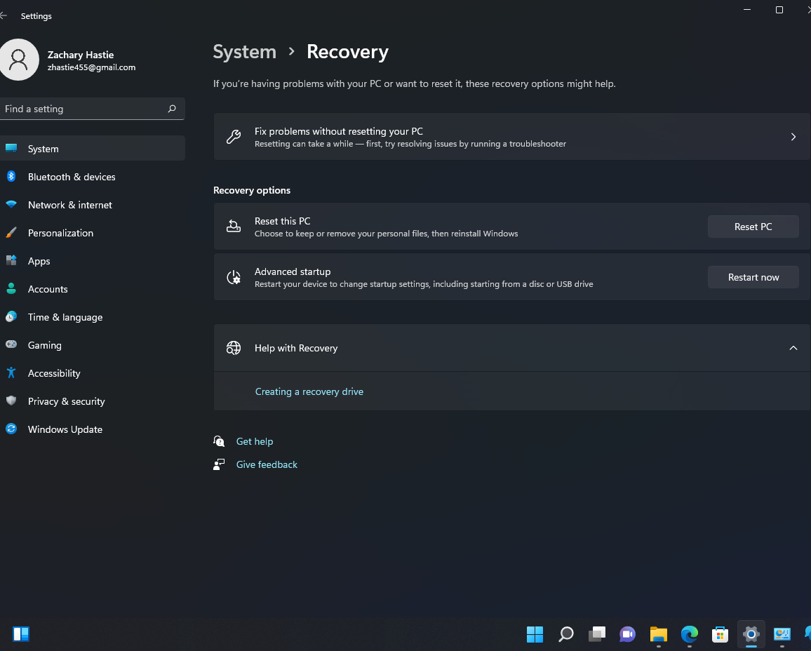 Windows 11 No Go Back button | Microsoft Community Hub