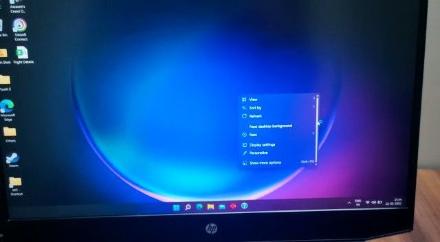 Windows Home screen right click issue | Microsoft Community Hub