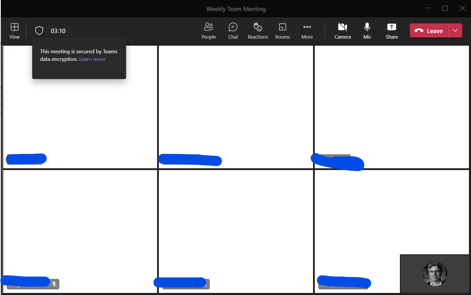 Microsoft Teams Version 1.5.00.8773 (64-bit) - incoming video replaced ...