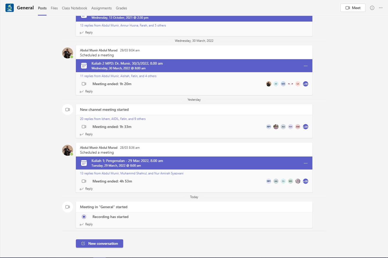 Microsoft Teams brings me to other meetings/ meeting does not exist ...