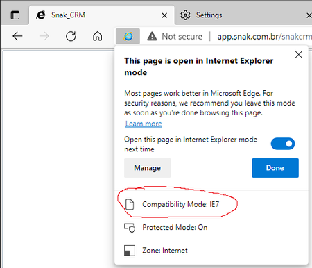 How to change IE compatibility mode from IE7 to IE11 in Microsoft Edge? | Microsoft Community Hub