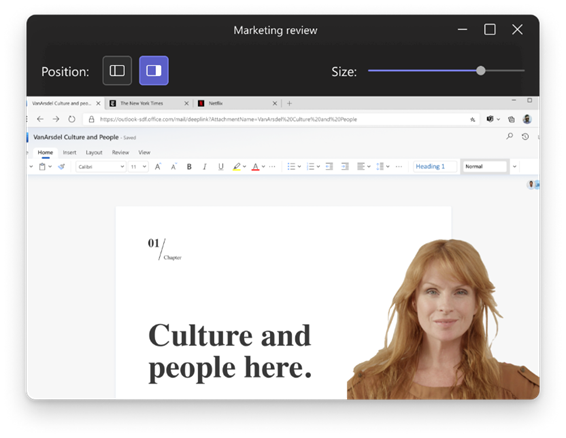 Now in public preview: Presenter modes: Controls to move and resize ...