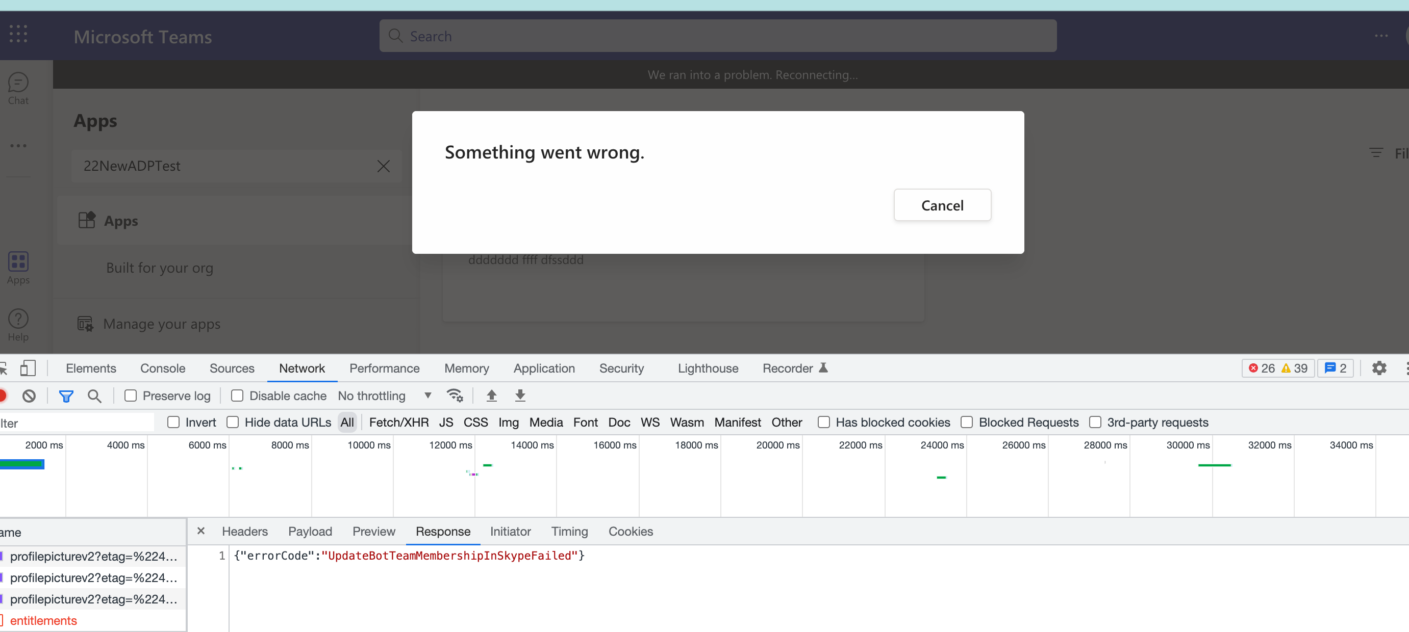 Unable to add uploaded app to a team - "UpdateBotTeamMember | Microsoft Community Hub