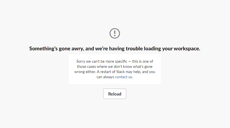 Slack loading error and word suggestions not working | Microsoft ...