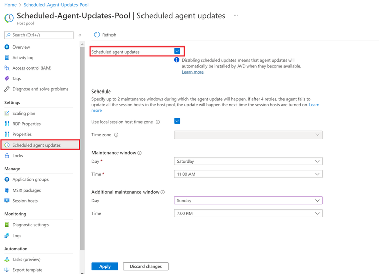 Scheduled Agent Updates Is Now in Public Preview on Azure Virtual ...