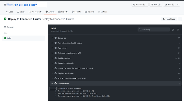 Deploy Apps To Azure Arc Enabled Kubernetes Cluster Using Cluster Connect And Github Actions
